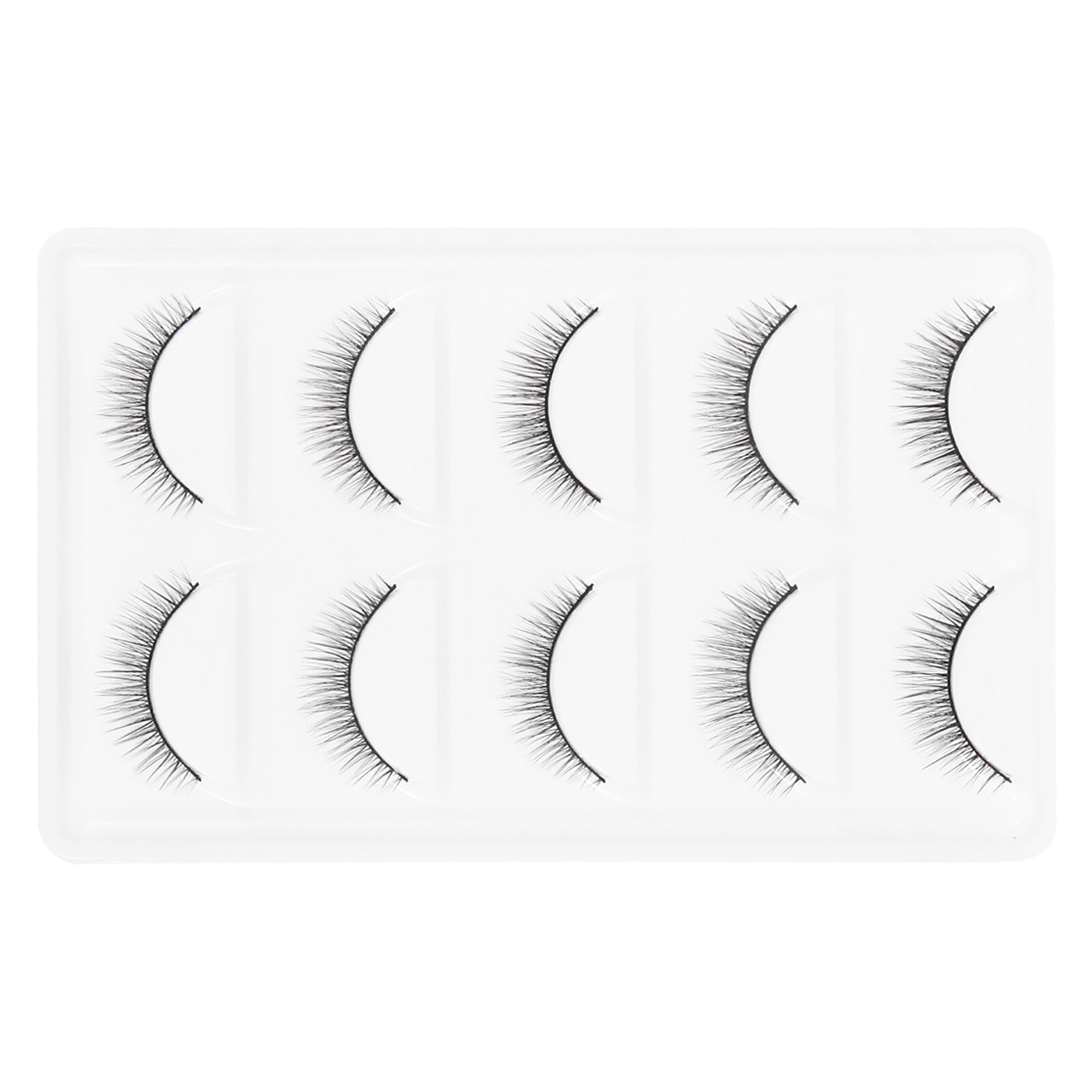 3D Hair False Eyelashes Synthetic Fluffy Thicker Lashes 5 Pairs ...