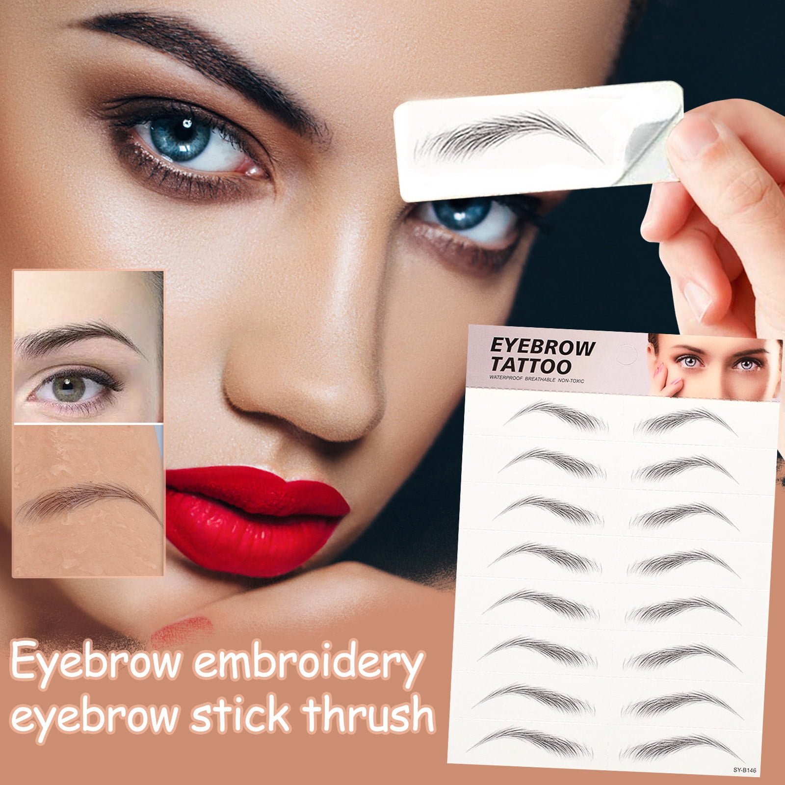 3D Hair-Like Eyebrows Grooming Shaping Brow Makeup Brow Stick Eyelid ...