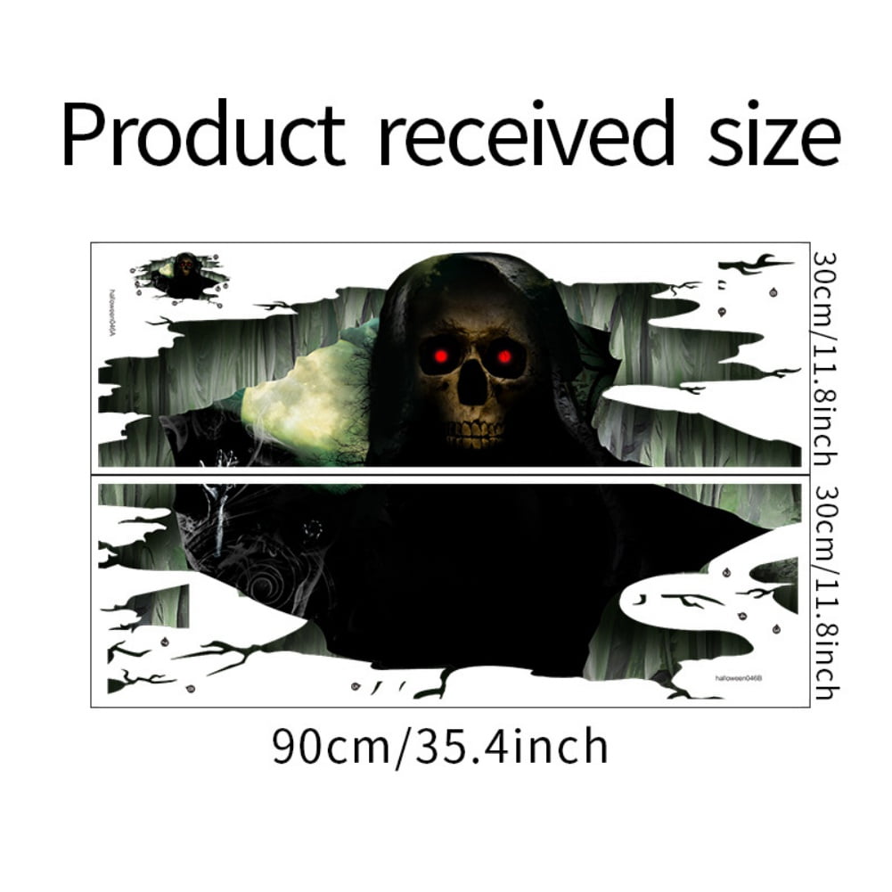 3D Halloween Wall Decals, Ghost Hand Halloween Wall Stickers Halloween ...