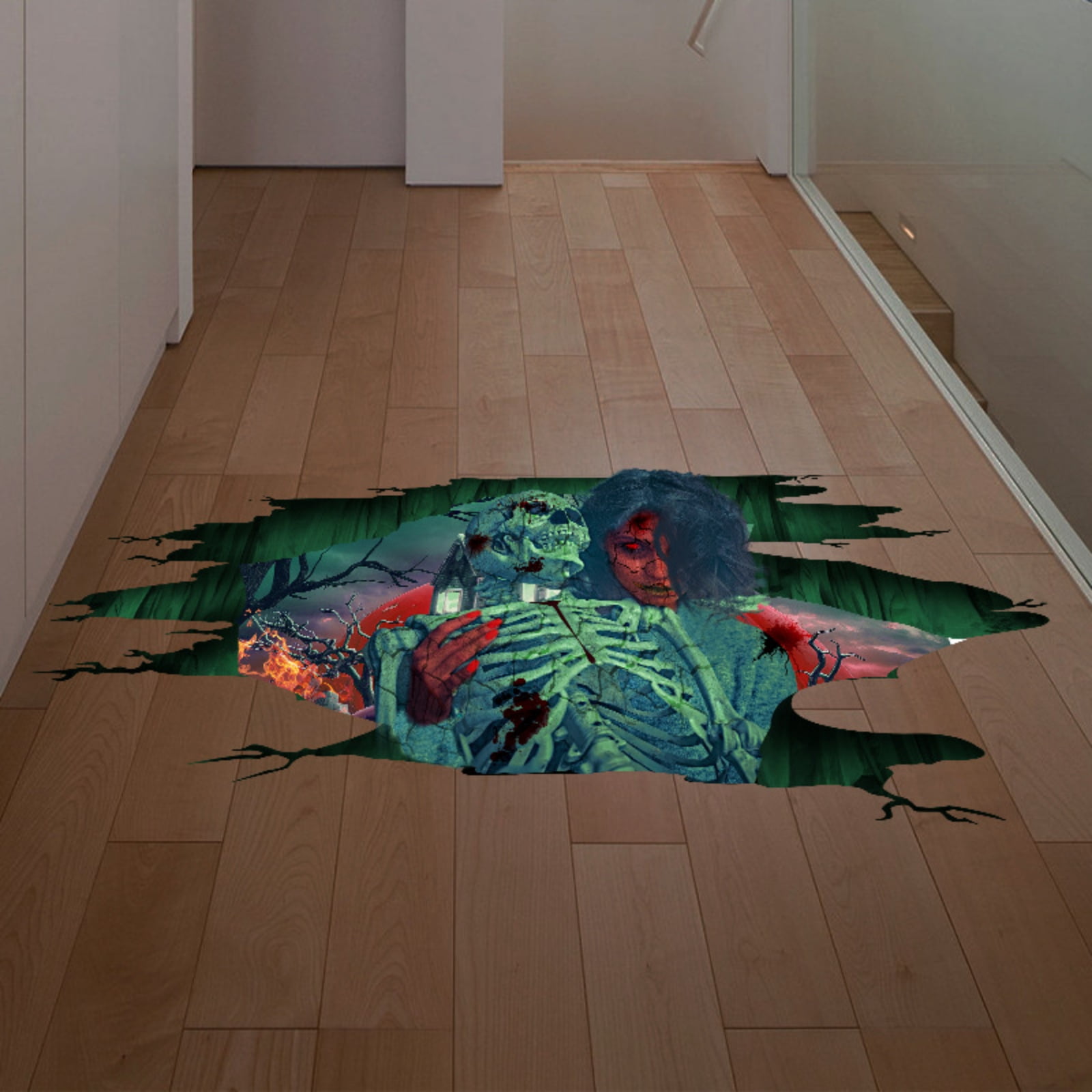 3D Halloween Wall Decals Removable, Ghost Hand Halloween Wall Stickers ...