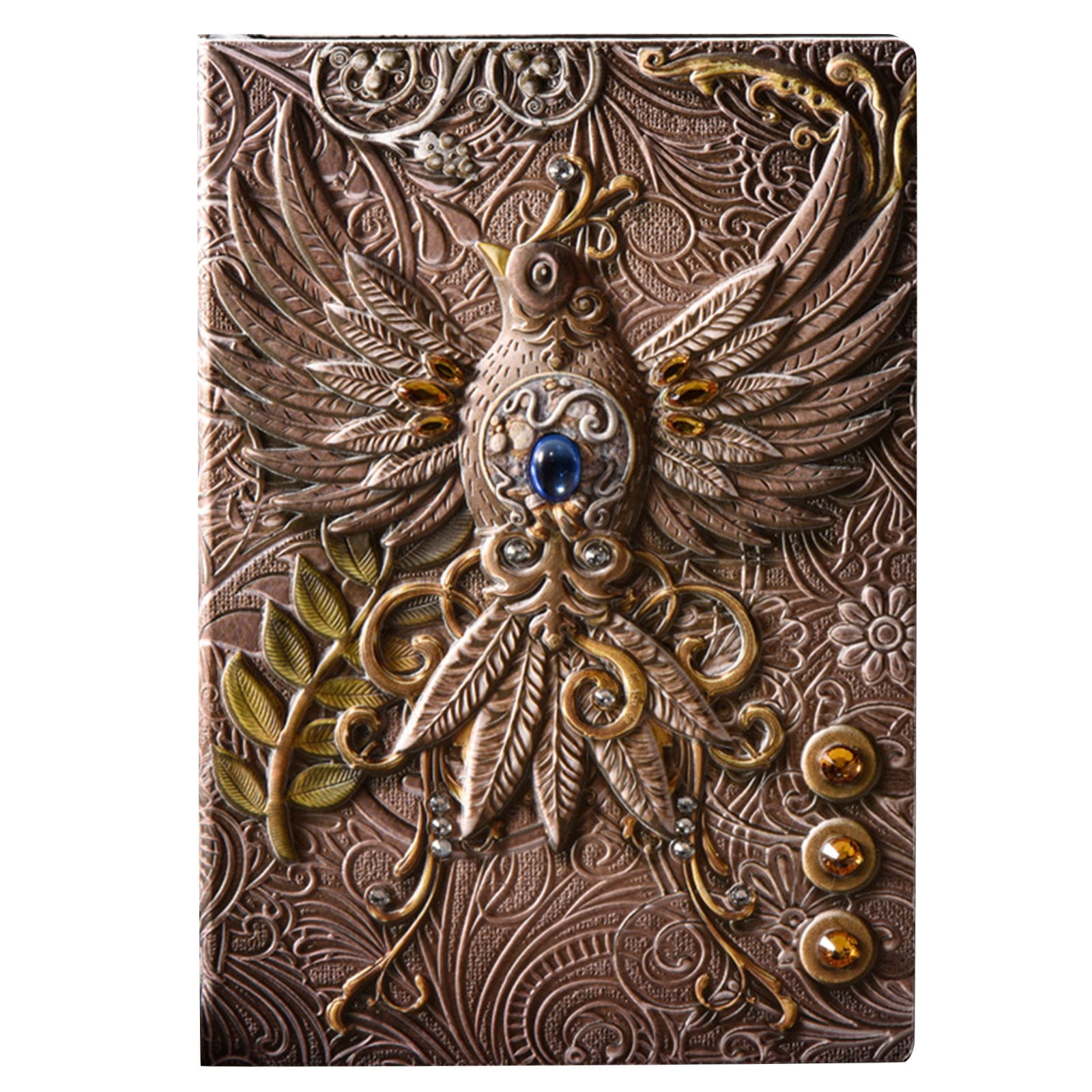 3D Handmade Vintage Journals Travel Diary With Lined Paper Cool Leather ...
