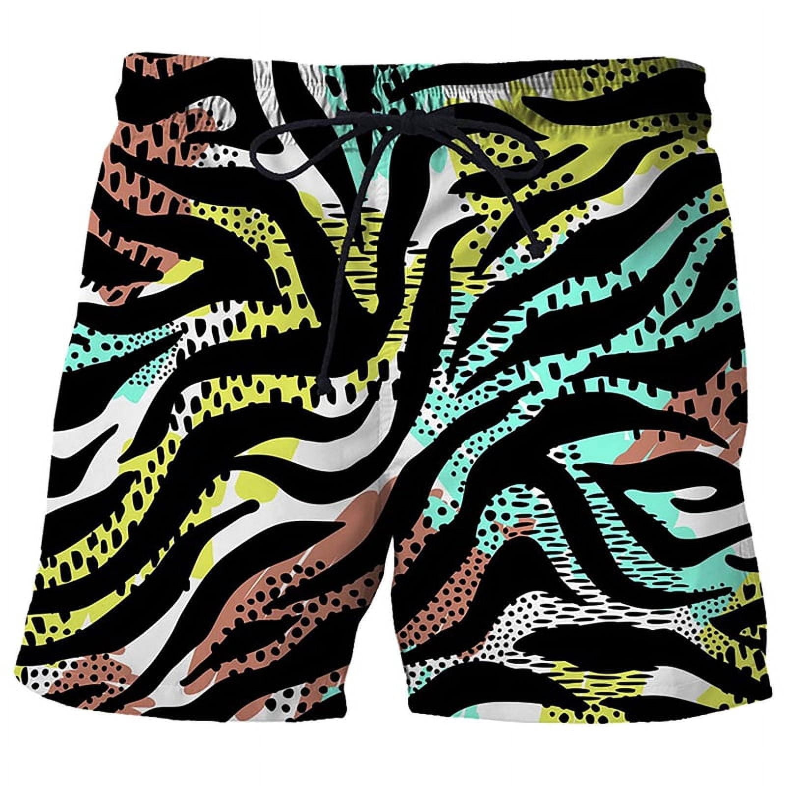 3D Hawaii Beach Shorts Men Summer Personality Funny Hip-hop Swimming ...