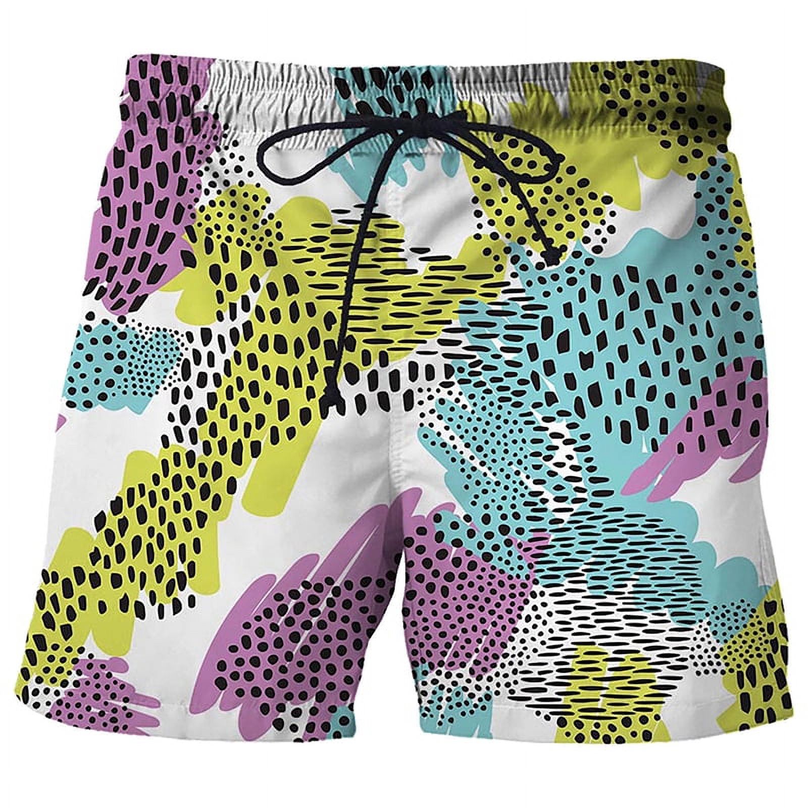 3D Hawaii Beach Shorts Men Summer Personality Funny Hip-hop Swimming ...