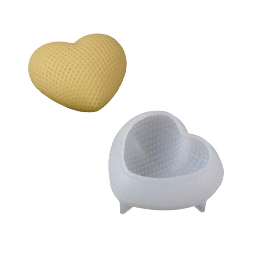 3D Heart Shaped Resin Molds, Woven Love Epoxy Molds, Grid Shaped Love ...