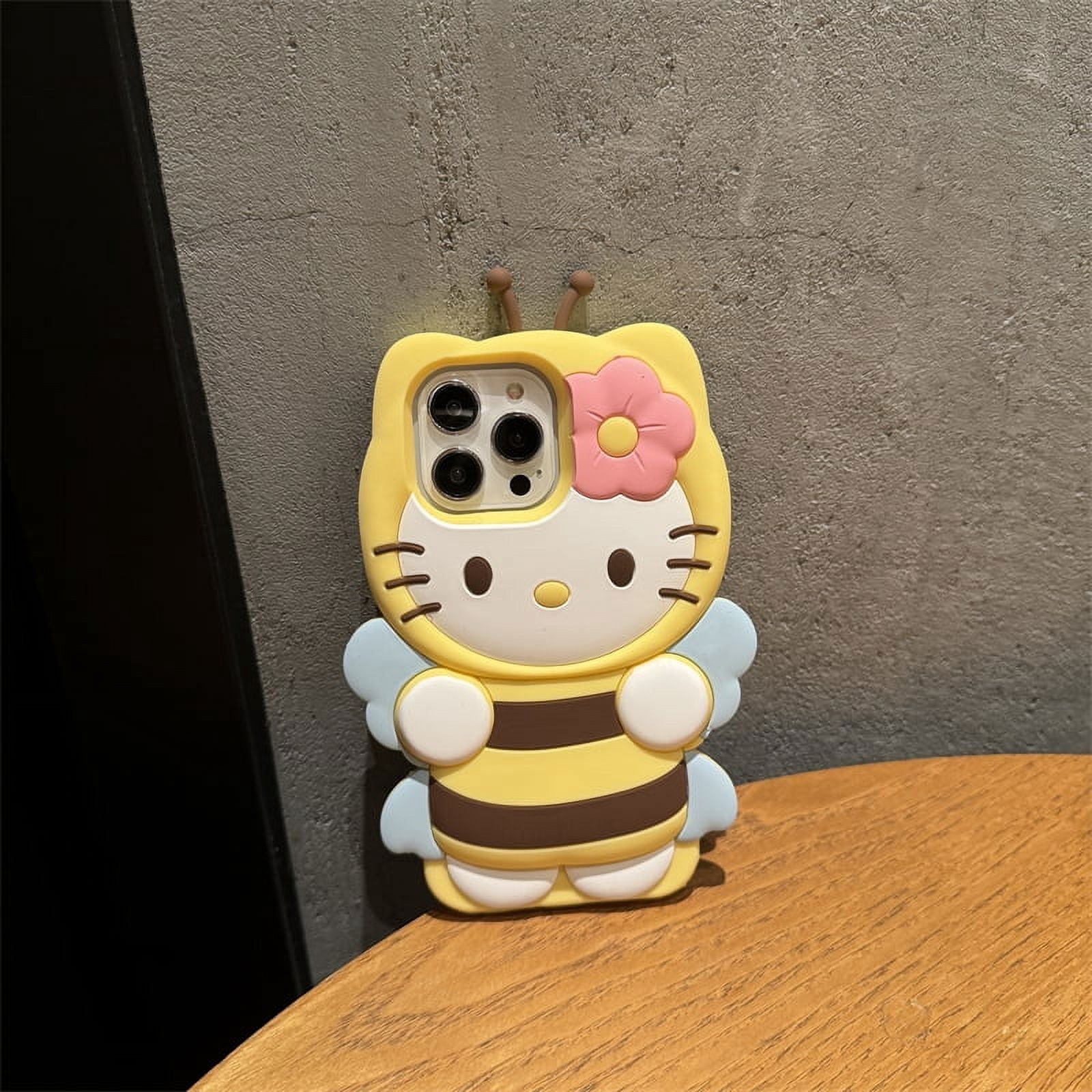 3D Hello Kitty Soft Silicone Phone Case For iPhone 15 Pro Max 14 Plus ...