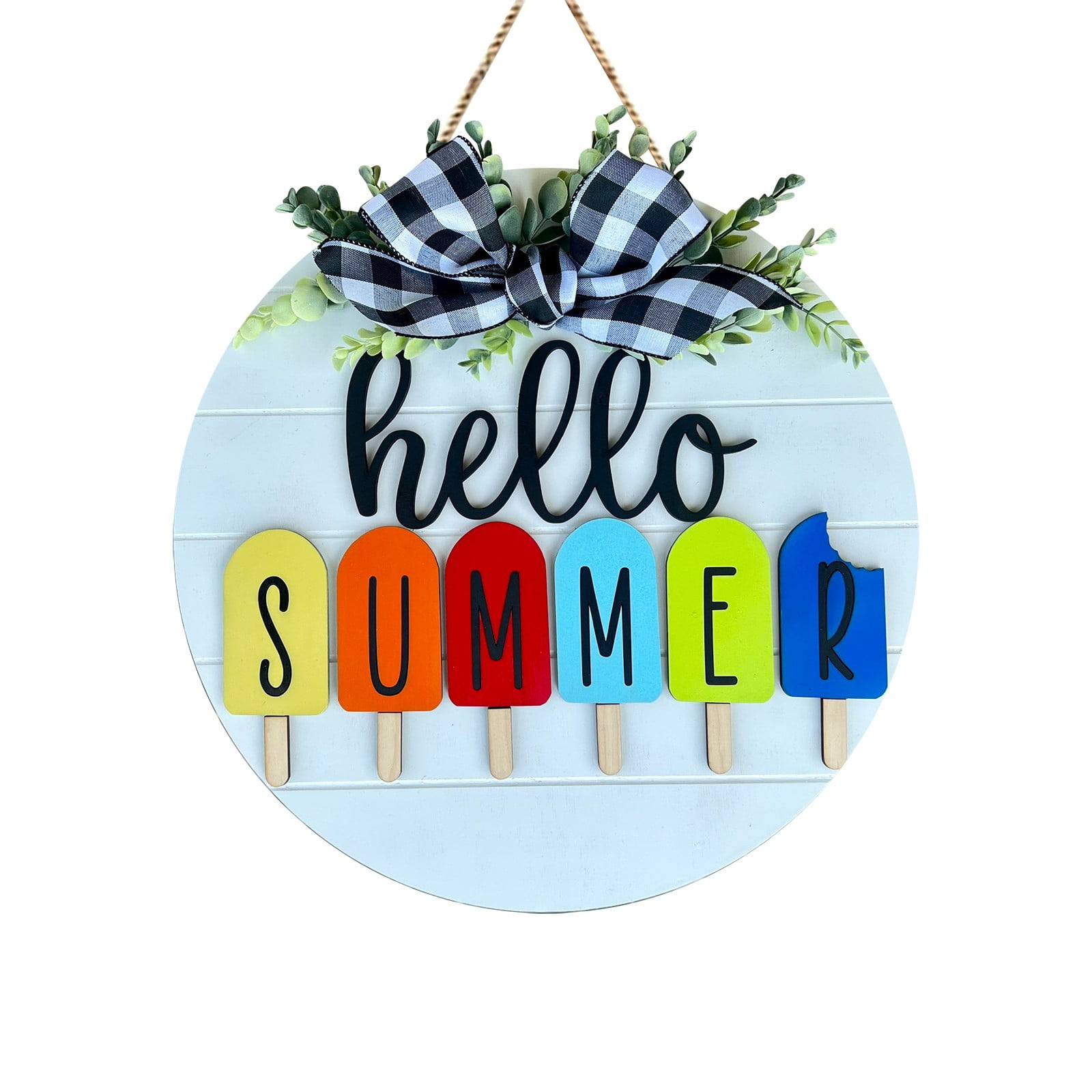 3D Hello Summer Flip Flops Logo Flip Flops Summer Logo Beach Hanger ...