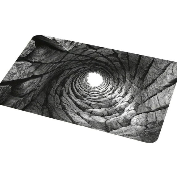 3D Hole Illusion Rug Realistic Cave Floor Rug Unique Optical Illusion ...