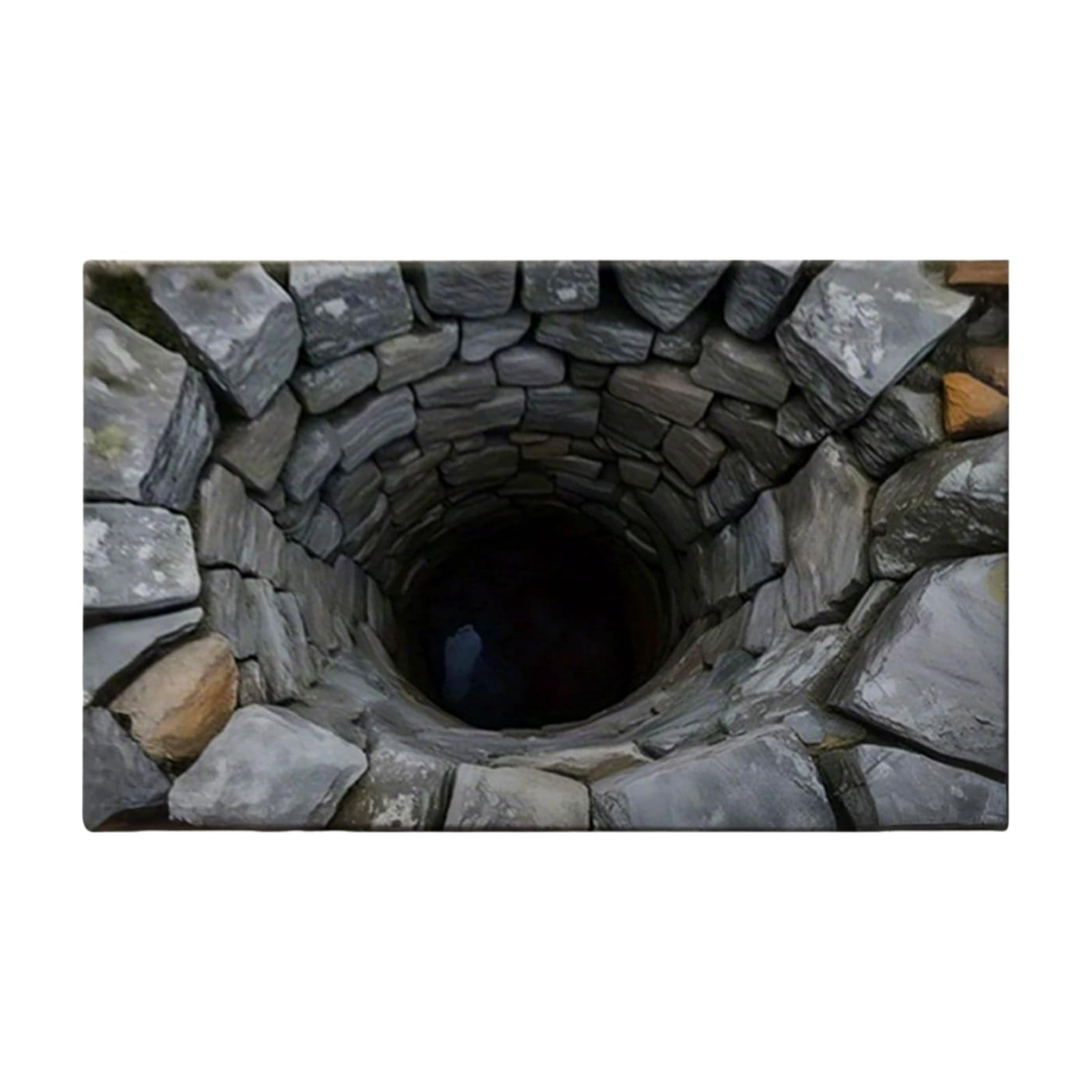 3D Hole Optical Illusion Rug - Realistic Deep Pit Floor Mat with ...