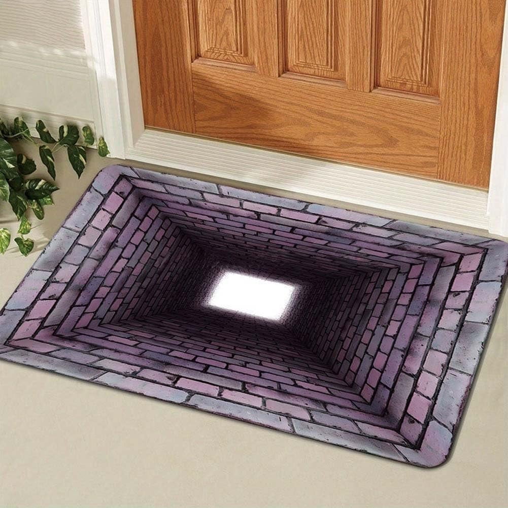3D Hole Rug, Rugs That Look Like a Hole, Trap Optical Illusion ...