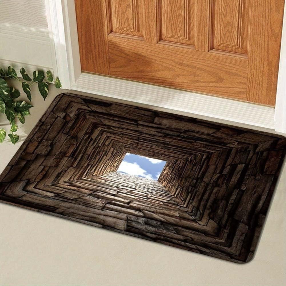 3D Hole Rug, Rugs That Look Like a Hole, Trap Optical Illusion ...