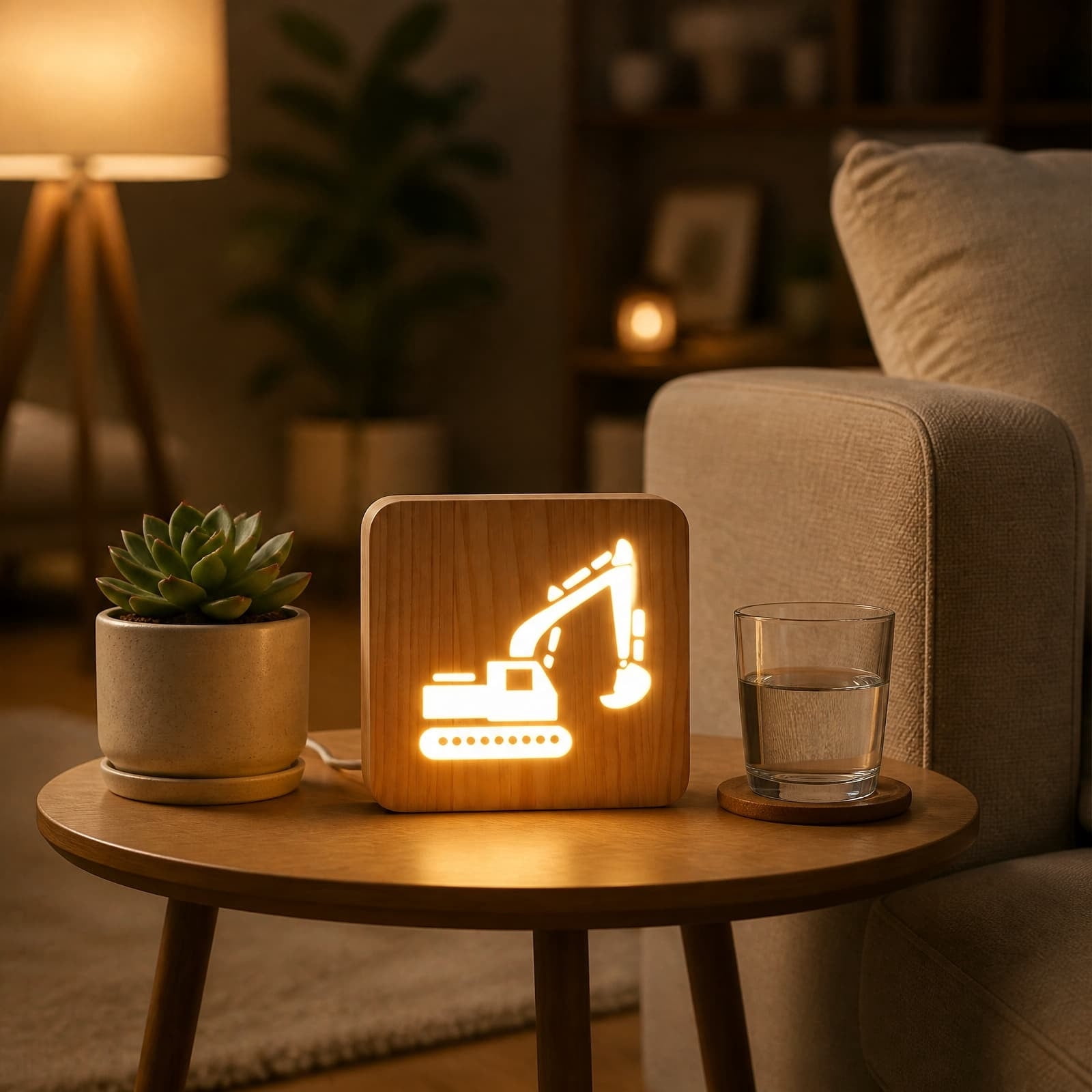 3D Hollow Out Night Light, Religious Acrylic LED Lamp With Remote ...