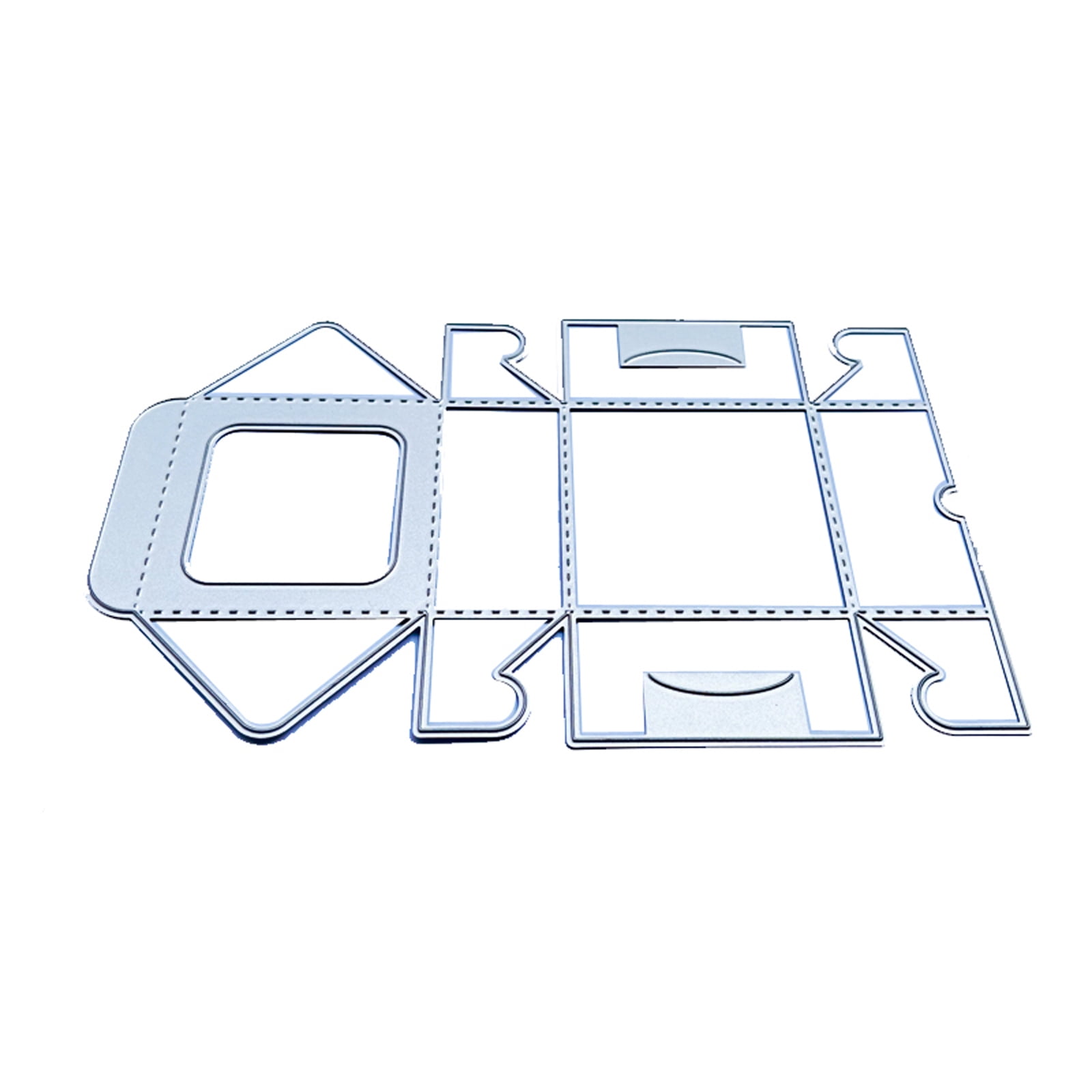 3D Hollow Square Candy Box Metal Cutting Dies Stencil DIY Embossing ...