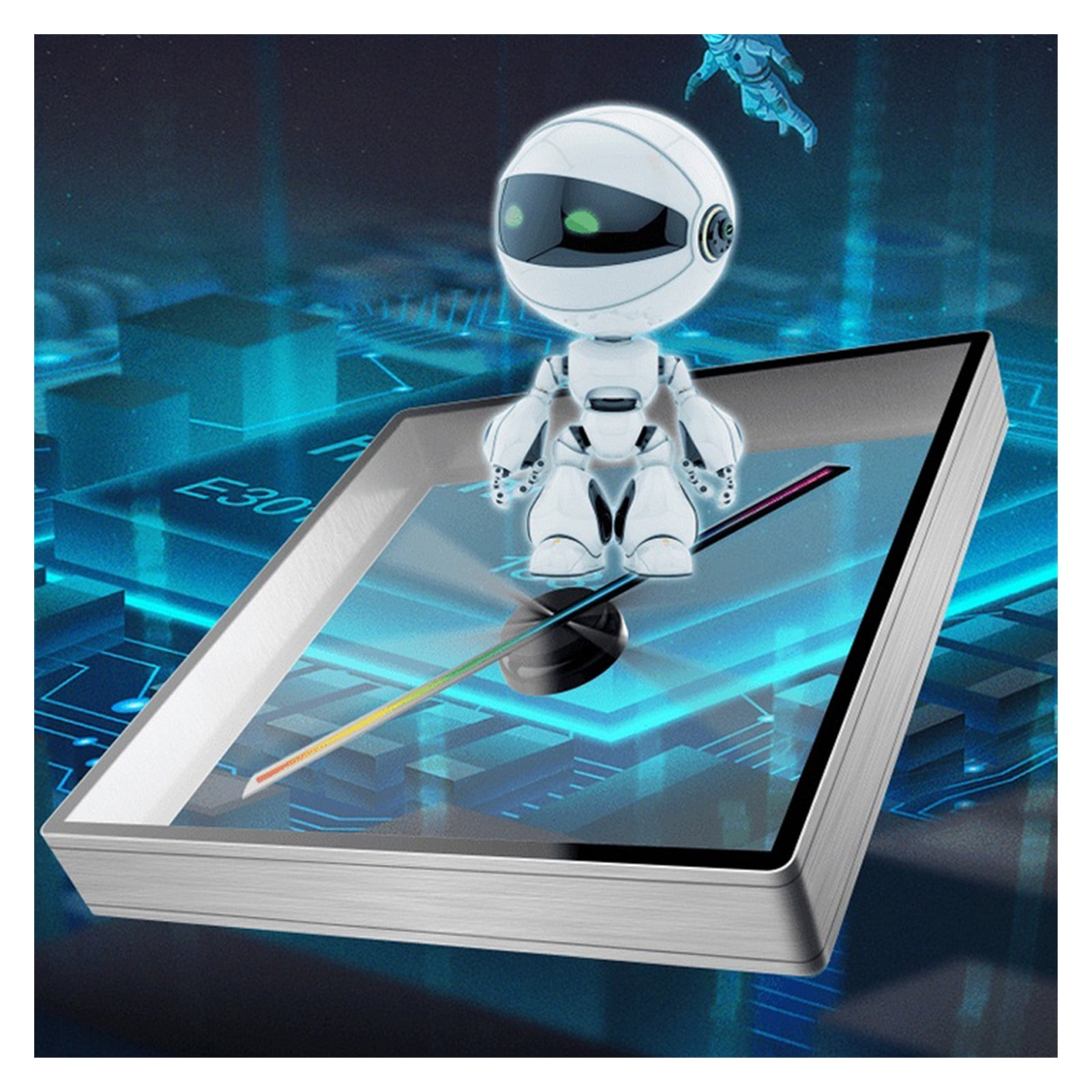 3D Hologram, 3d Hologram Projectors Led Scrolling Sign Support Video ...