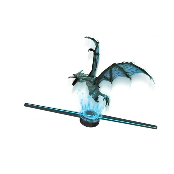 3D Hologram Fan 3D Holographic Projector Advertising Display Light HD ...