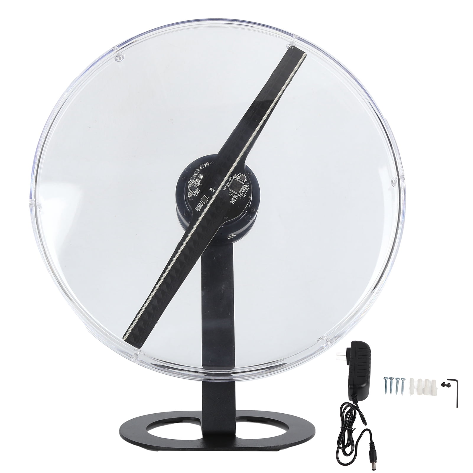 3D Hologram Fan Display, 32cm Advertising Stand with 16G Memory Card ...