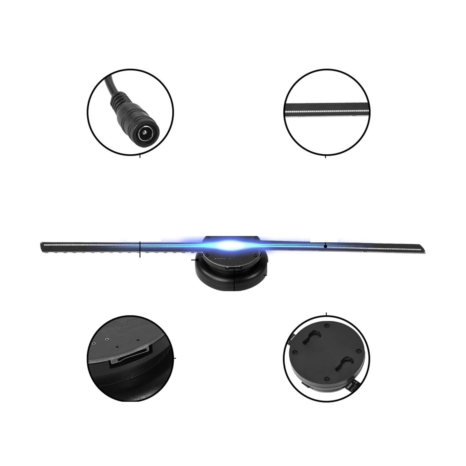 3D Hologram Fan Display Advertising Holographic Display HD 3D Hologram ...