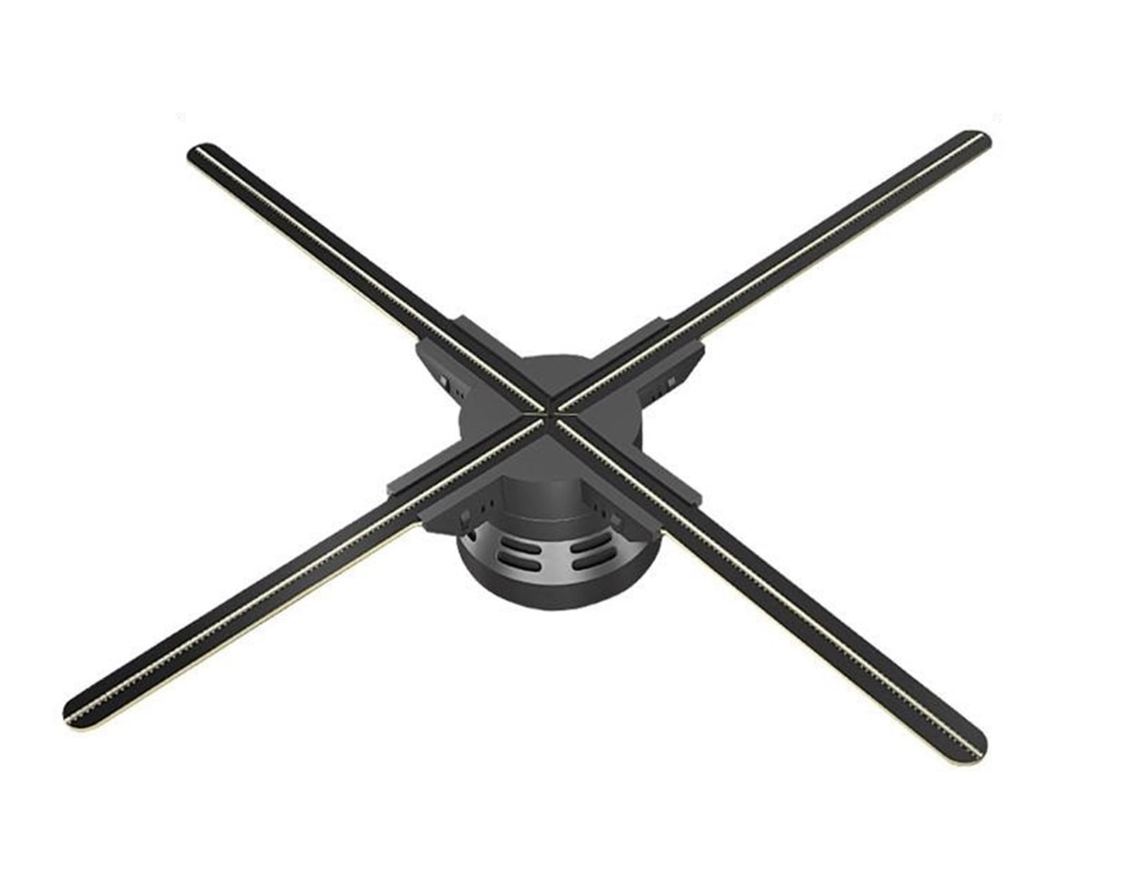 3D Hologram Fan Display Wall-mounted Wifi Led Sign Holographic Lamp Player Air Imaging Hologram ...