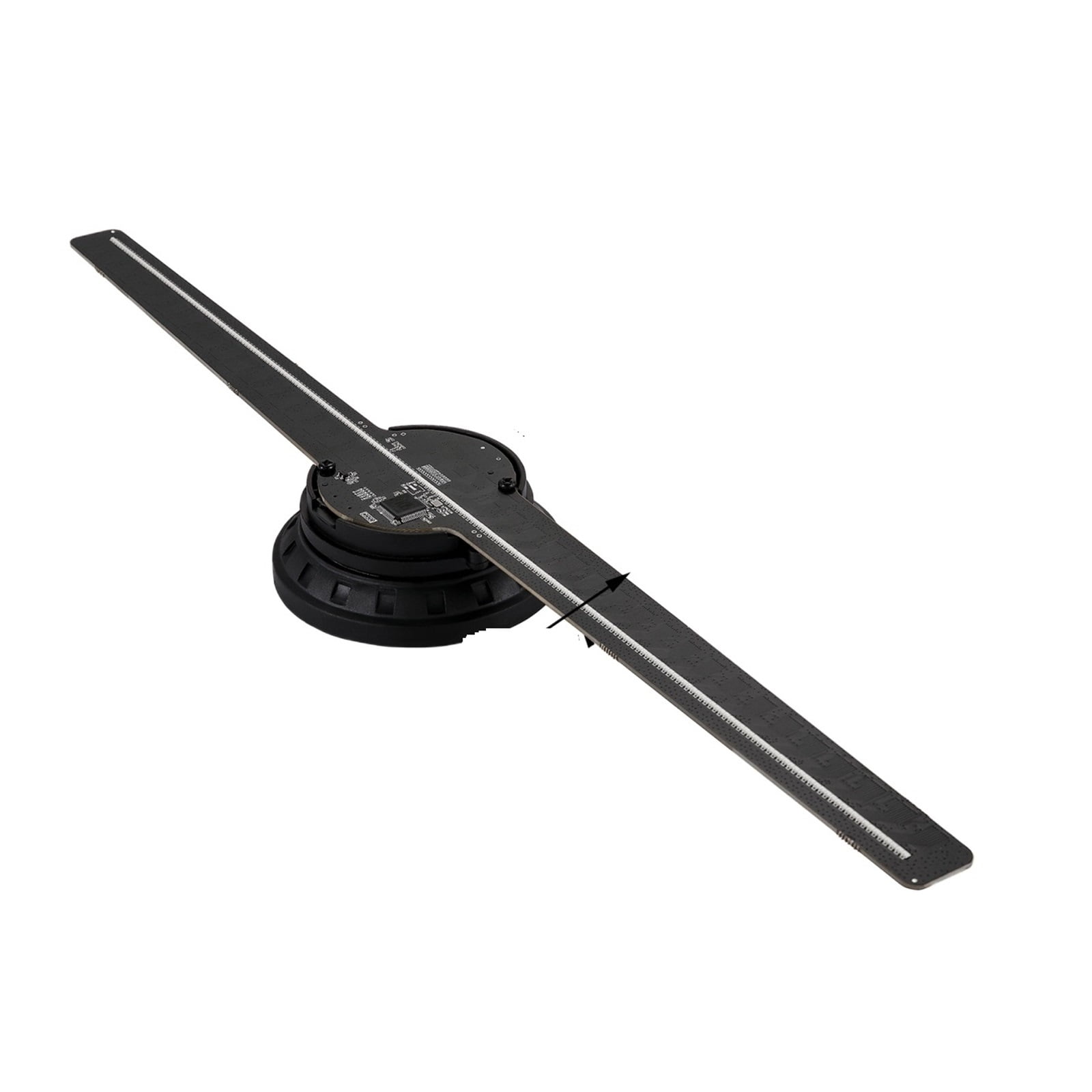 3D Hologram Fan Display Wall-mounted Wifi Led Sign Holographic Lamp Player Air Imaging Hologram ...