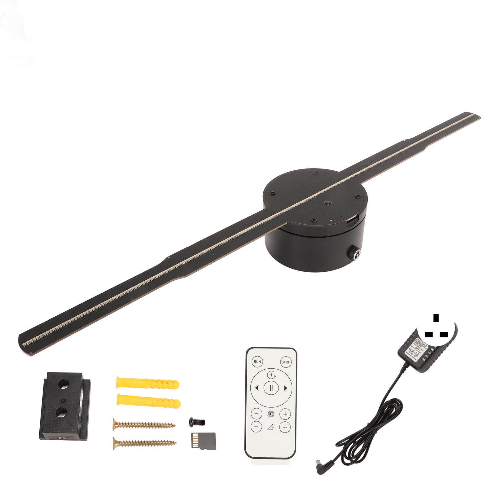 3D Hologram Fan WiFi Projector 244LED 1024x800 Support Mobile App ...