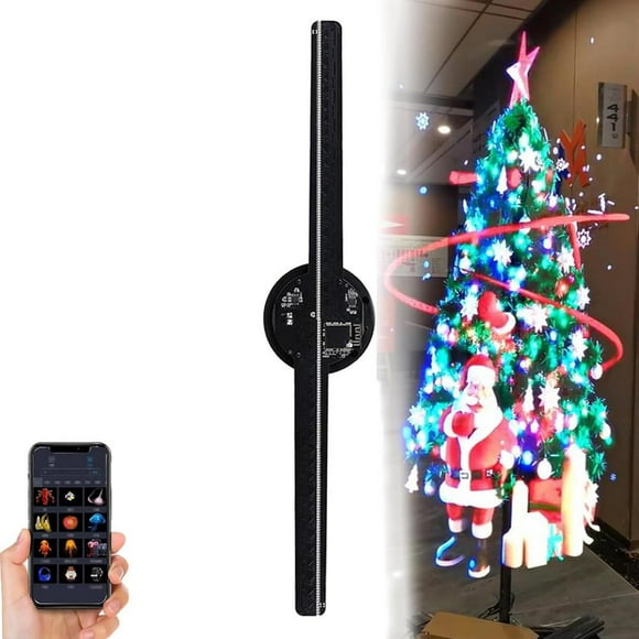 3d Holographic Fan Christmas Tree