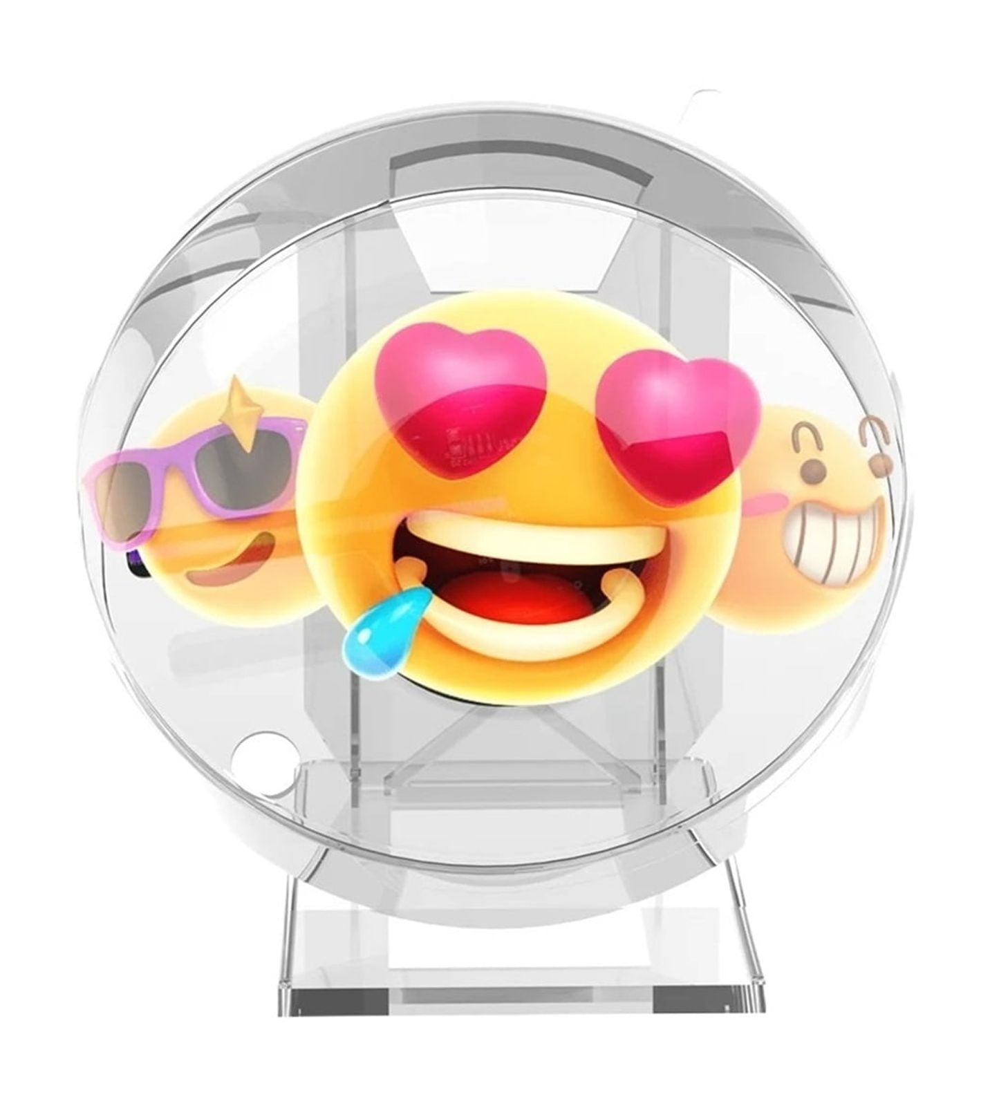 3D Hologram Projector Fan LED Sign Desktop Holographic Player Support ...