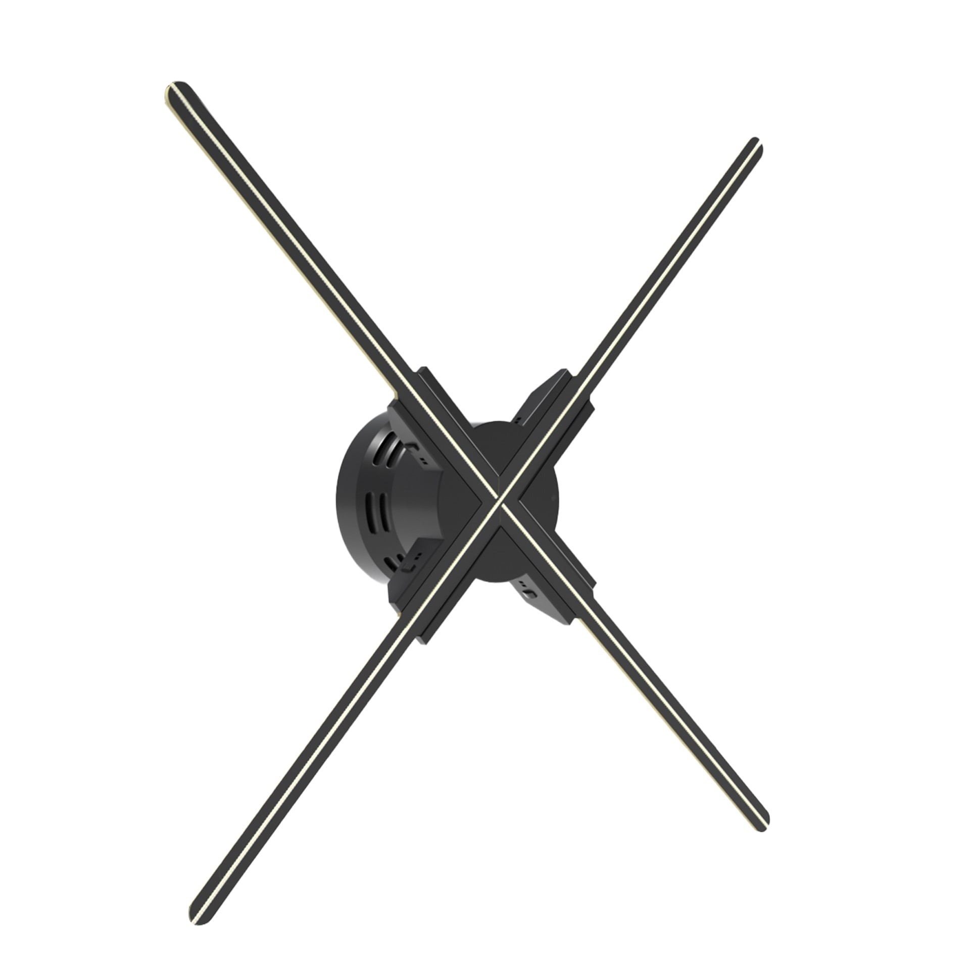 3D Holographic Display Air Fan Video Projector Wall-mounted Wifi Led Sign Holographic Lamp ...