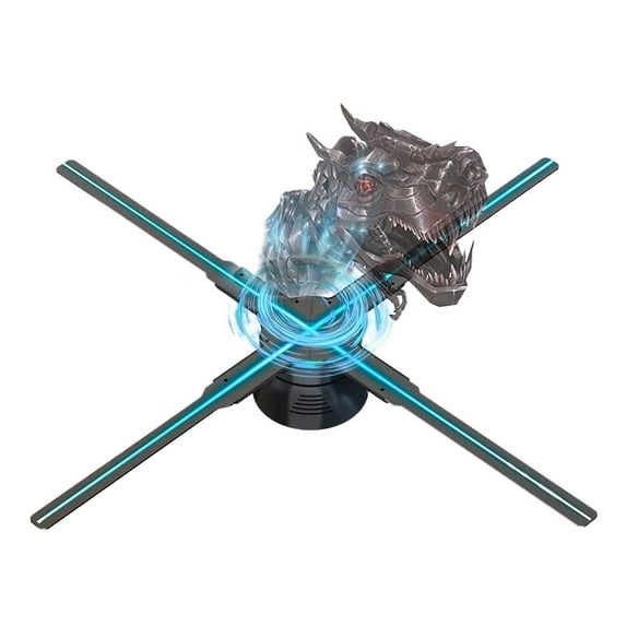 3D Holographic Fan Advertising Machine 244-722 LED Sign Neon Smart HD ...