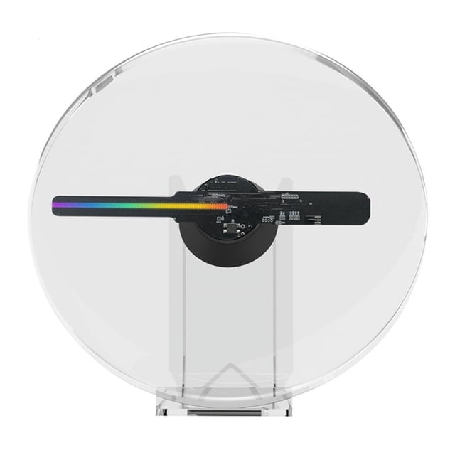 3D Holographic Projector Desktop LED Fan Screen Safe Mobile WIFI ...
