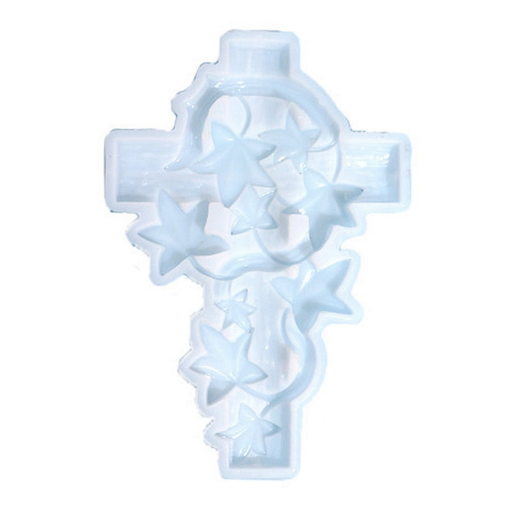 3D Holy Cross Silicone Mold Project Making Accessory Household Candle ...