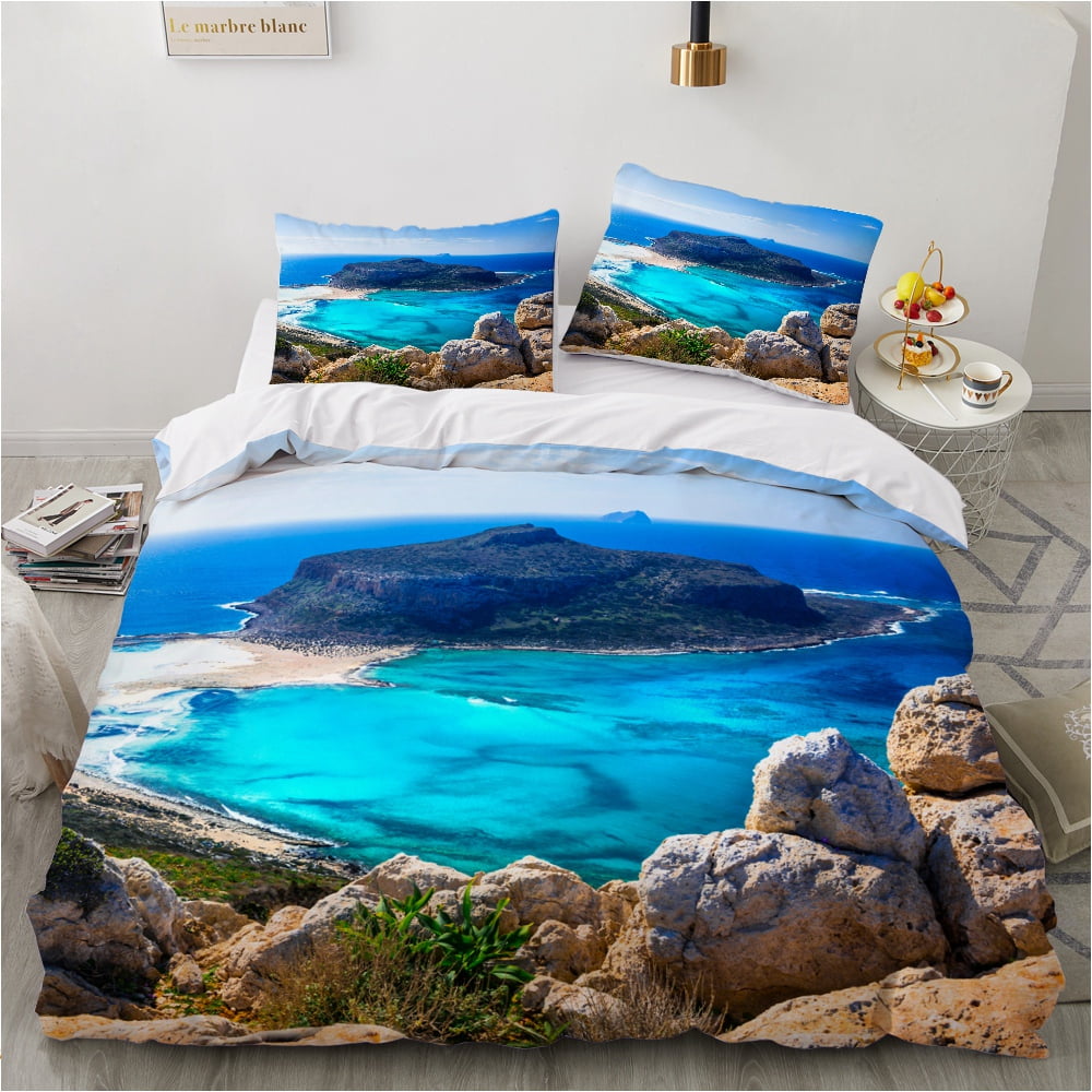3D Home Bedding Sets Bed Linen Duvet Cover Winter Full King Single Twin natural scenery Spring ...