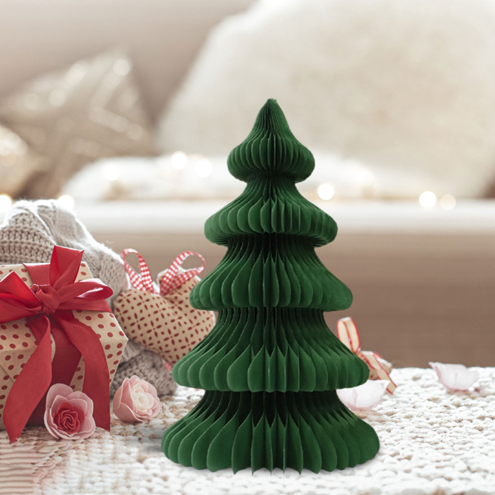 3D Honeycomb Paper Christmas Trees 15" Tall - Christmas Decorations ...