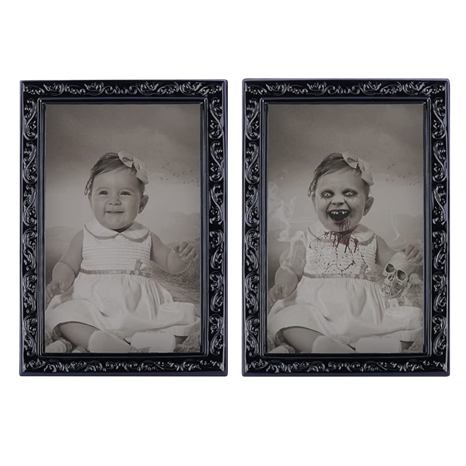 3D Horror Picture Frame with Face Changing Lens - Spooky Portraiture ...