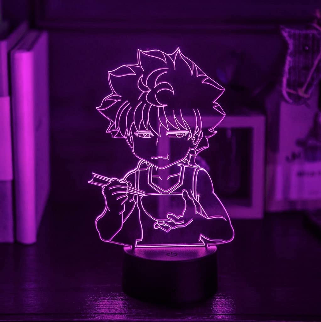 3D Illusion Lamp Anime Hunter X Hunter Killua Led Light Hxh Led Night ...