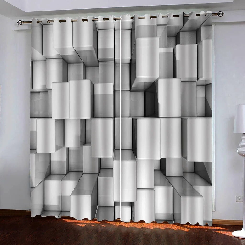 3D Illusion Psychedelic Abstract Geometry 2PCS Free Shipping Thin ...