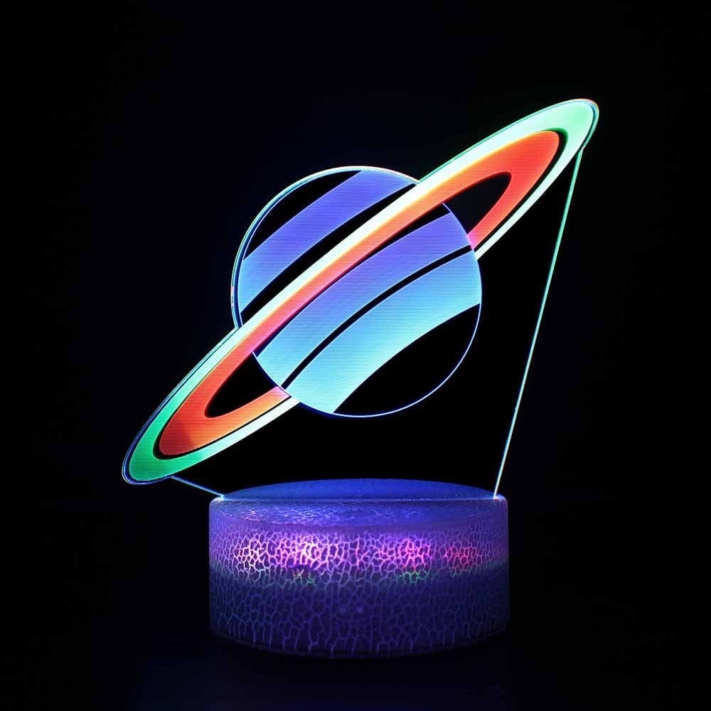 3D Illusion Solar System Night Light for Kids, 3 in 1 Multicolor ...