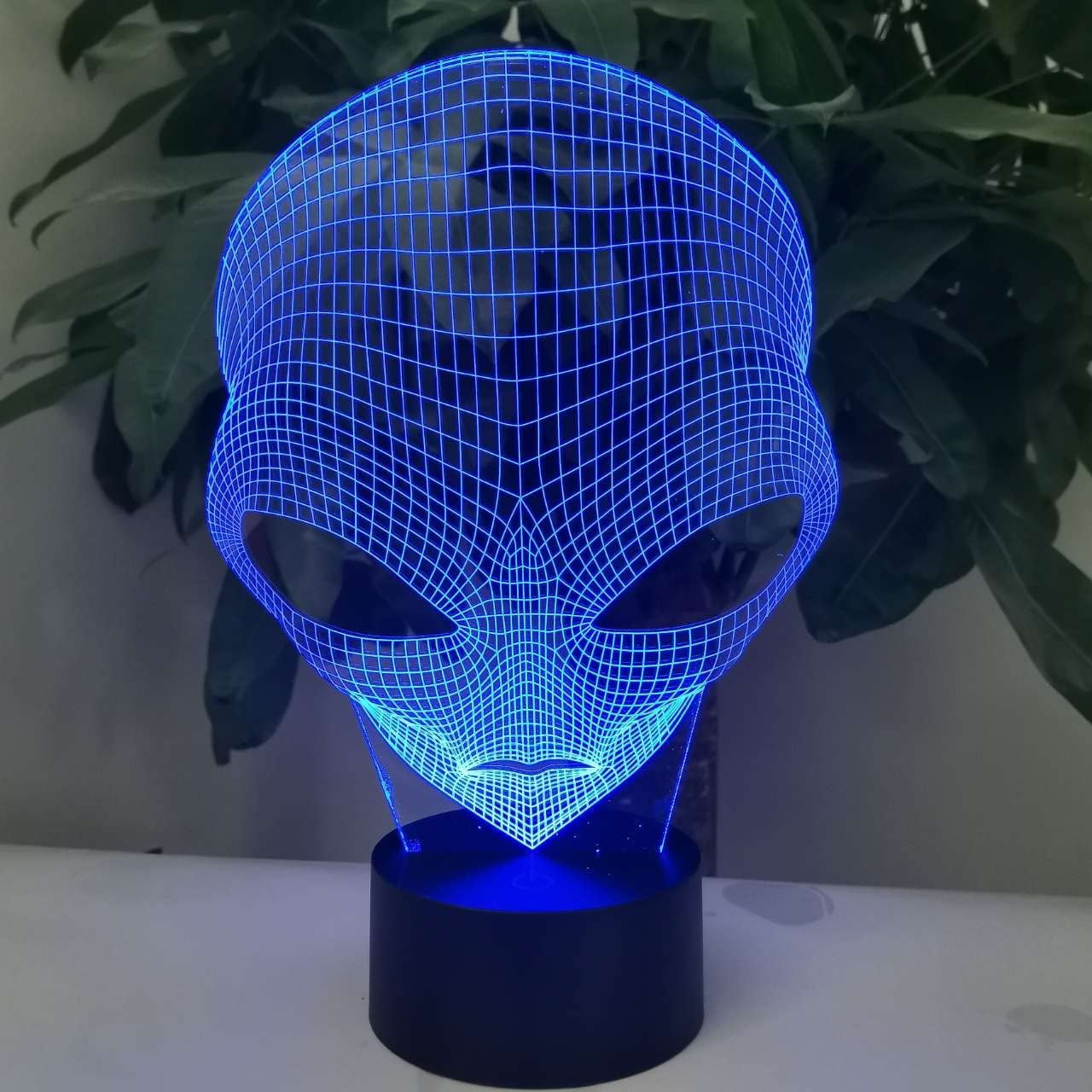 3D Illusion lamp Alien Night Light for Kids, Children Bedroom Desk ...