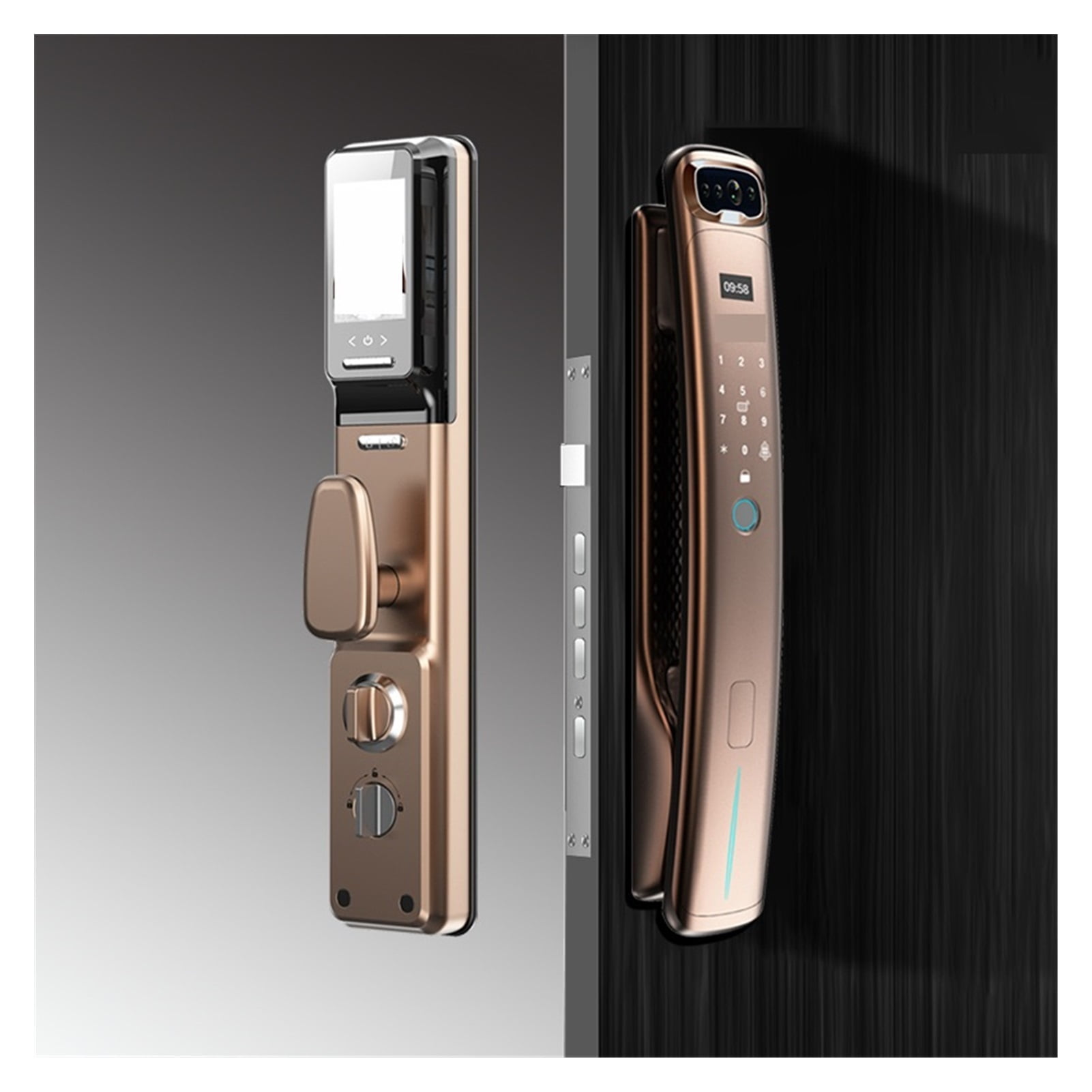 3D Infrared Light Face Recognition Lock With Camera APP Fingerprint ...