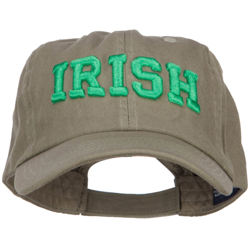 3D Irish Embroidered Low Profile Cap - Olive OSFM - Walmart.com
