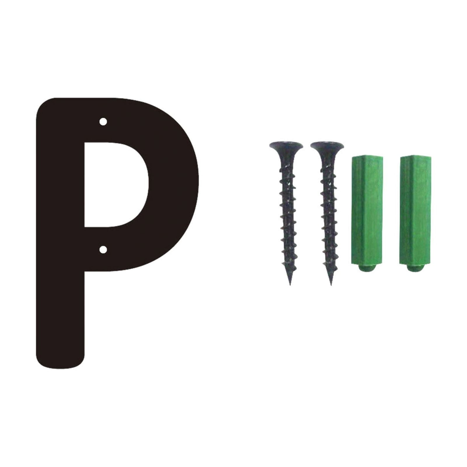 3D Iron Art House Numbers Letters Sign with Screws, Decorative Metal ...