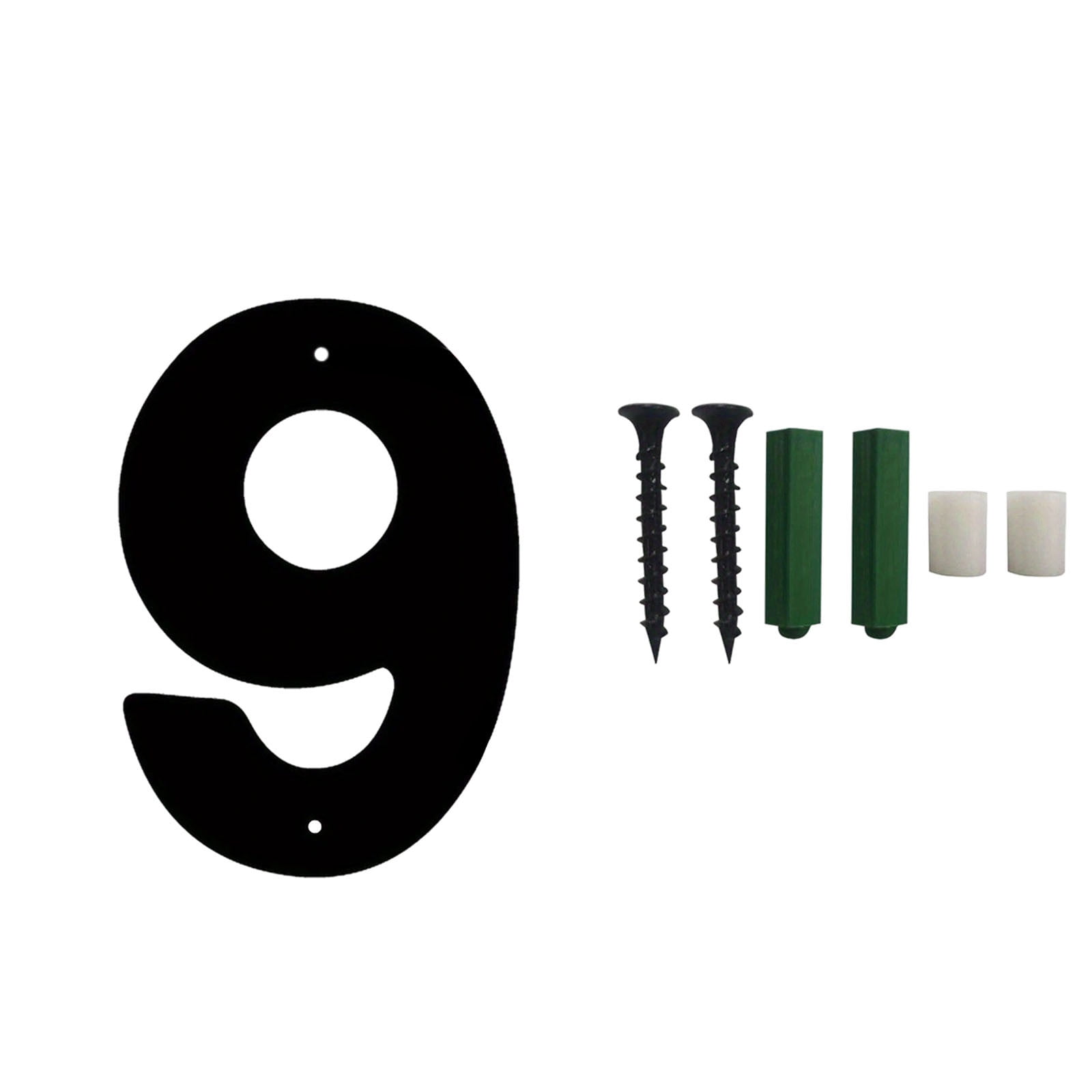 3D Iron Art House Numbers & Letters Sign with Screws, Decorative Metal ...