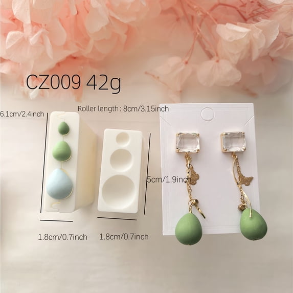 3D Irregular Ellipsoid Polymer Clay Cutting Mold for DIY Handmade ...