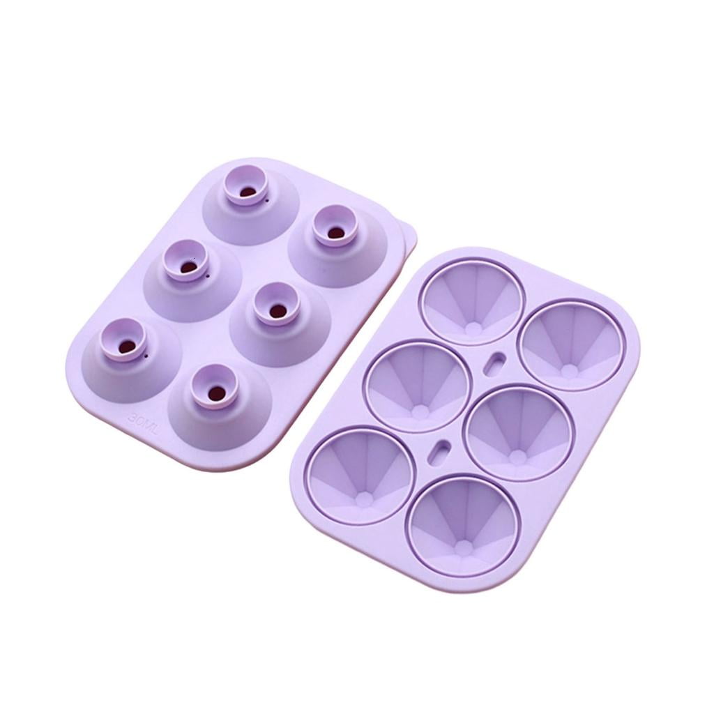 3D Irregular Shape Ice Cubes Mold Food Grade Silicone Round Ice Ball ...