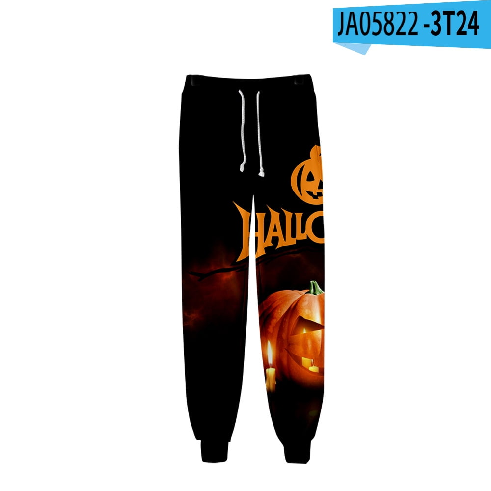3D Joggers Pants Halloween Funny Graphic Sweatpants Unisex Casual ...
