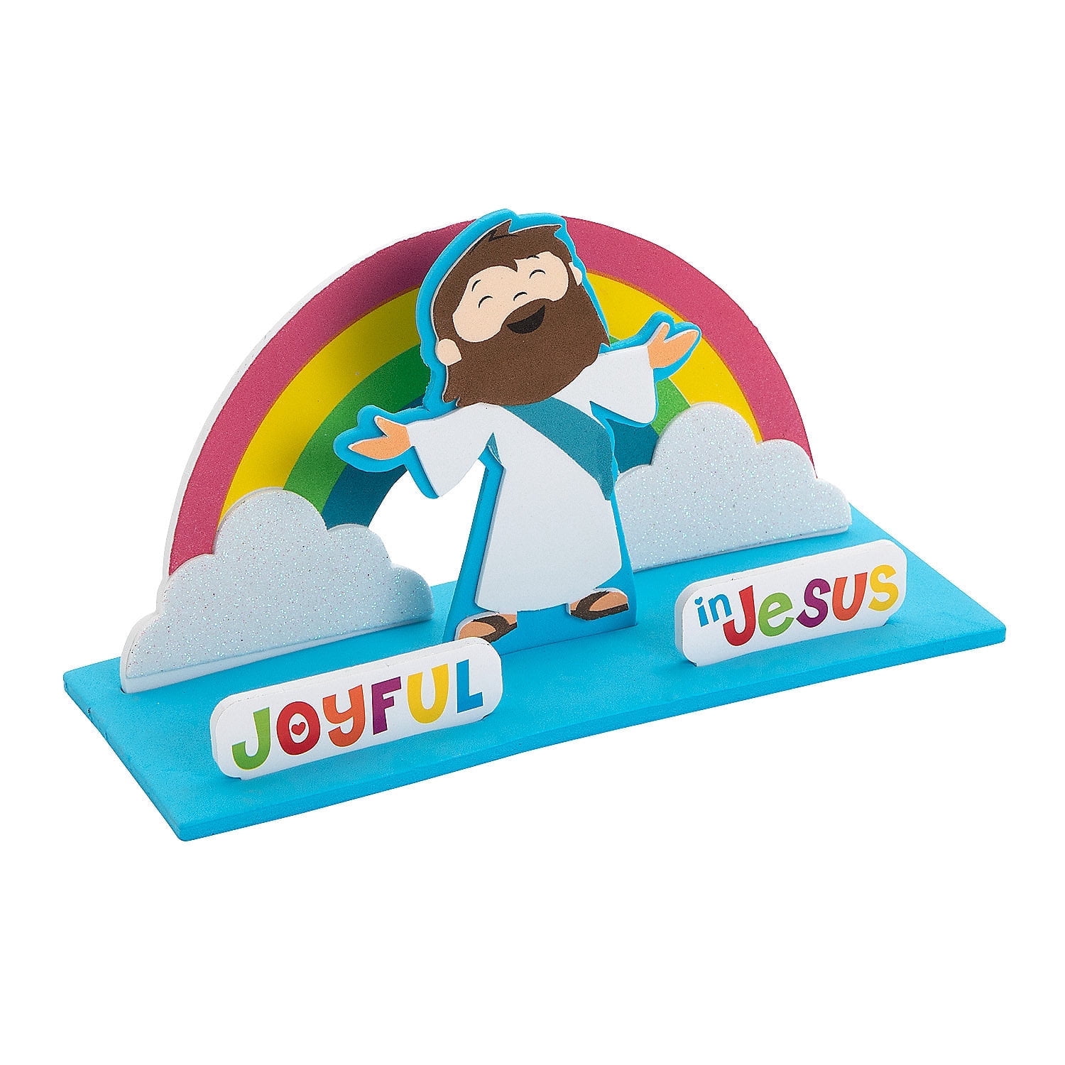 3D Joyful in Jesus Stand-Up Craft Kit - Makes 12 - Walmart.com