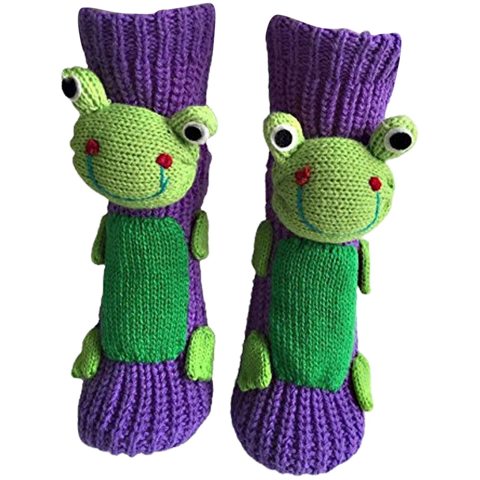 3D Knit Animal Socks Novelty Animal Hug Sock Hand Crocheted Socks ...