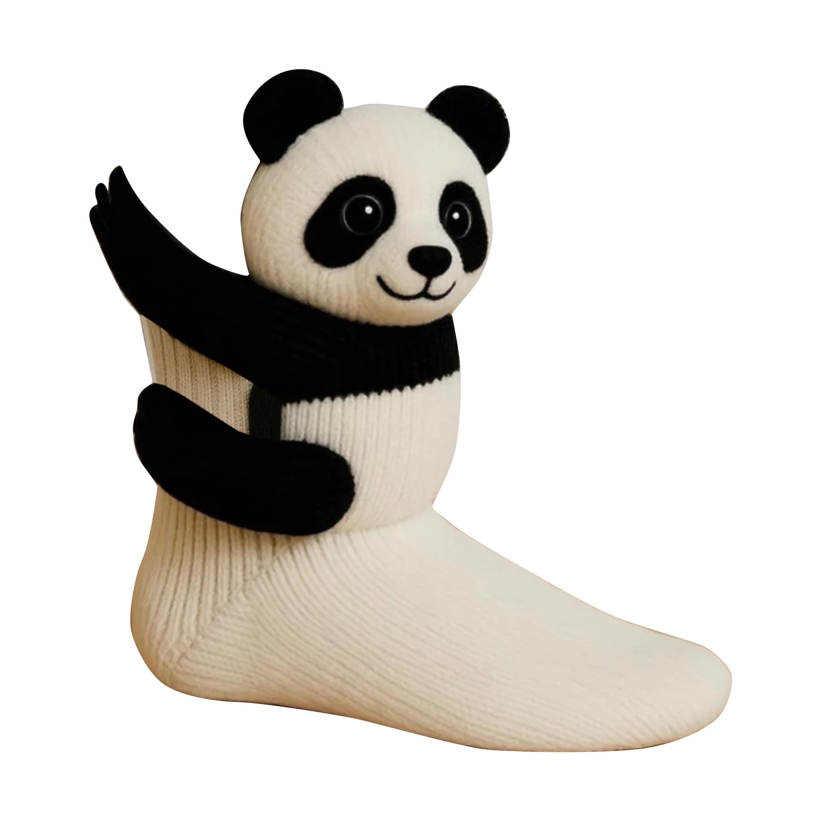 3D Knit Animal Socks for Unisex, Cozy Cute Hand Crochet Knit Sock ...