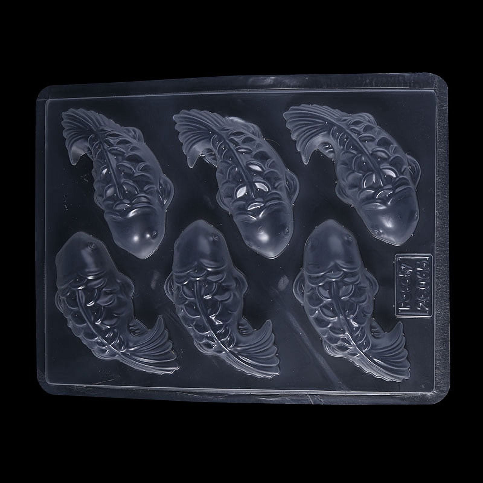 3D Koi Fish Plastic Cake Chocolate Mould Jelly Handmade Sugarcraft Mold ...