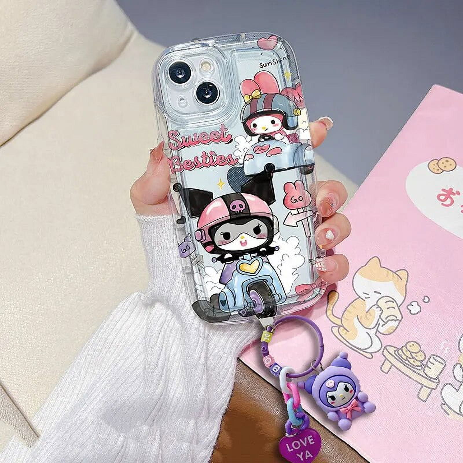 3D Kuromi Sanrio Cartoon Tpu Case For Samsung Galaxy S23 S22 Ultra S21 Plus A54 A34 A32 A52 A50 ...