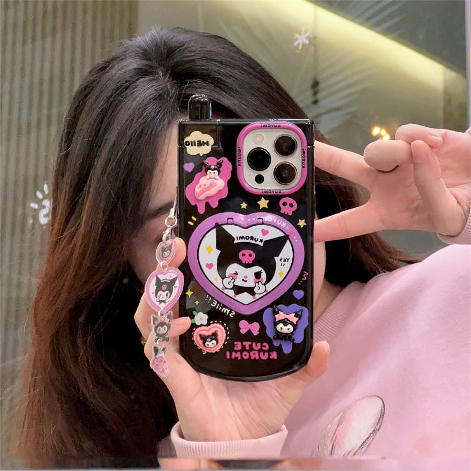 3D Kuromi Sanrio Hello Kitty My Melody Cartoon Cover Phone Case For ...