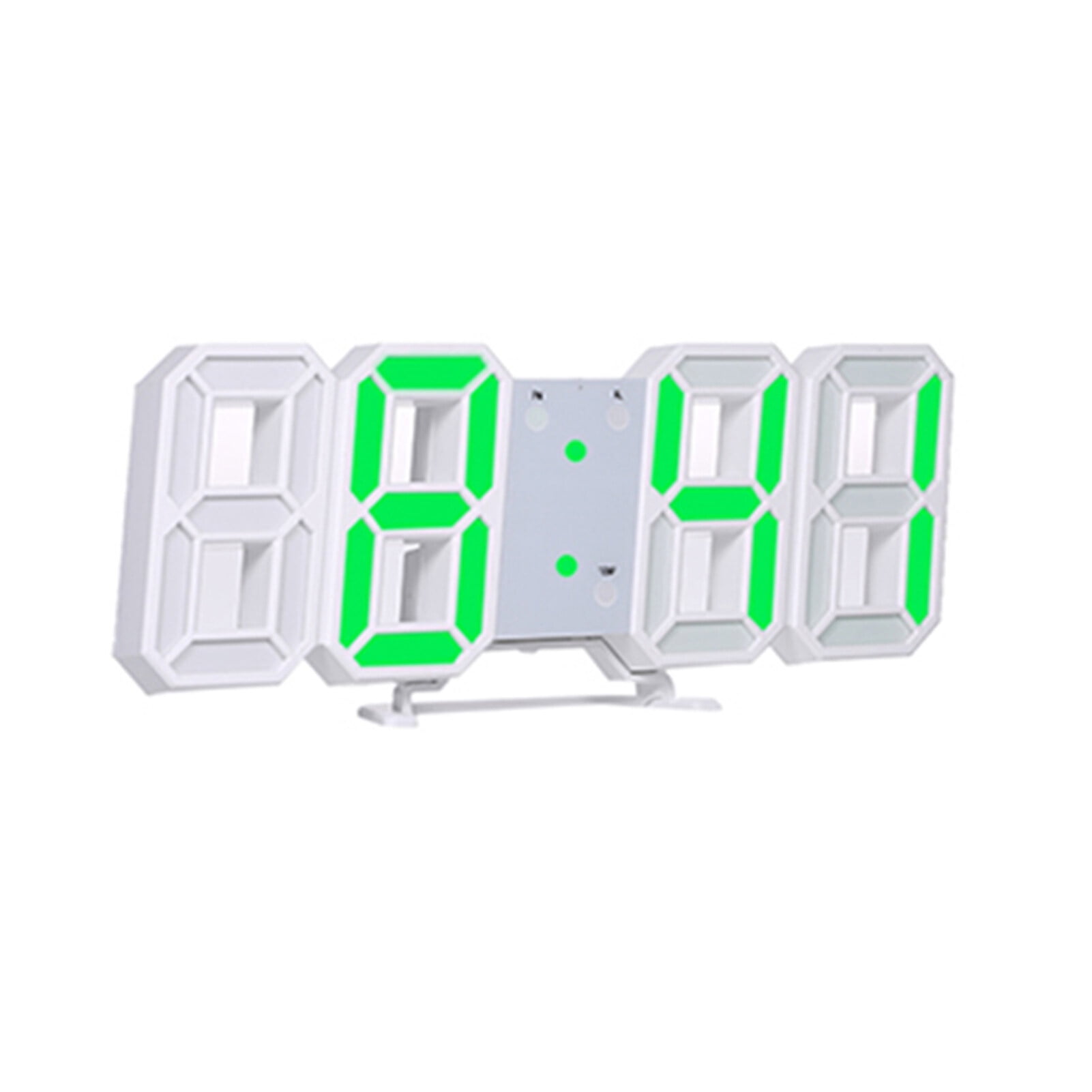 3D LED Digital Clock Electronic Table Clock Alarm Clock Wall Glowing ...